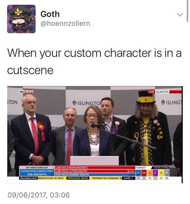 #MEME: When your custom character is in a cutscene